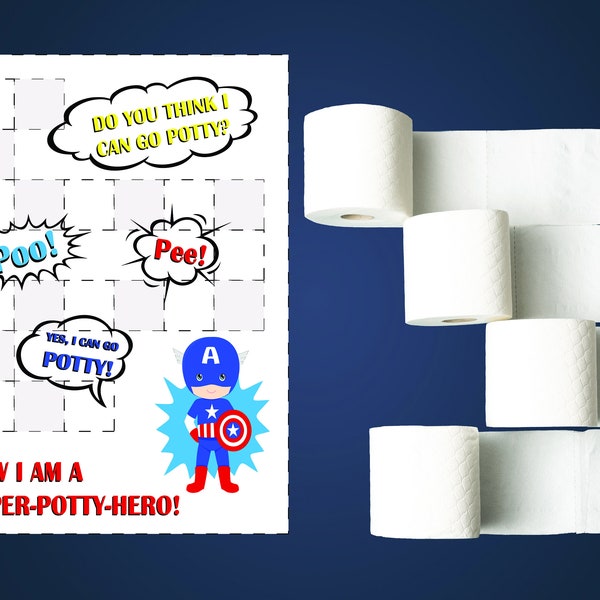 Superhero Potty - Etsy