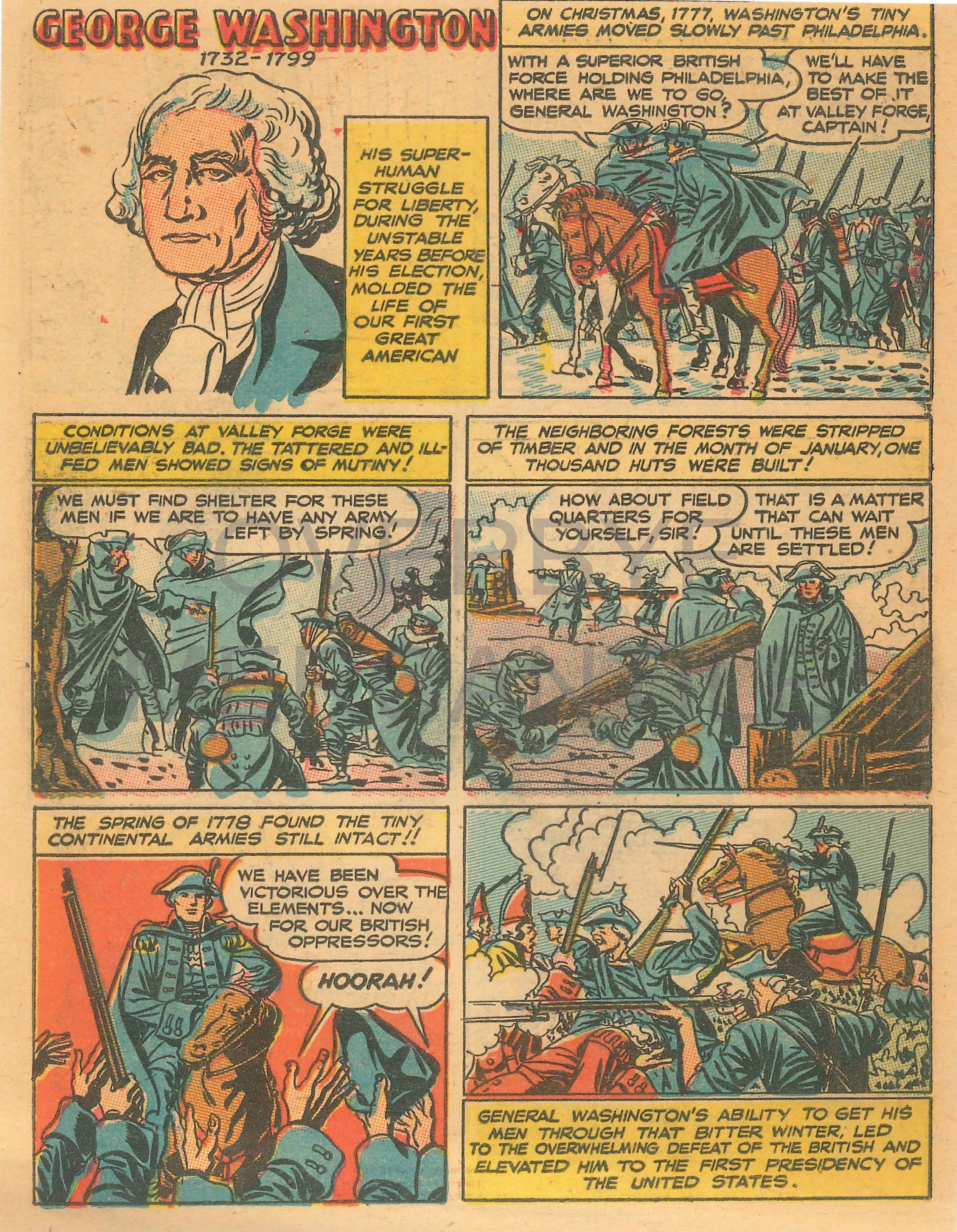 Digital Download George Washington Comic | Etsy