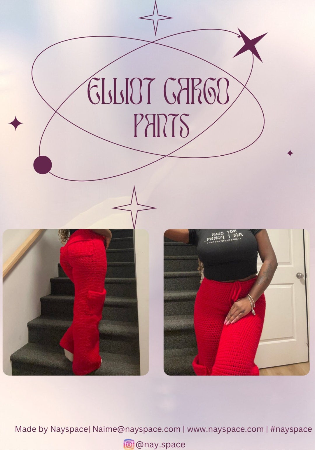 Elliot Cargo Crochet Pants Pattern-pdf ONLY - Etsy