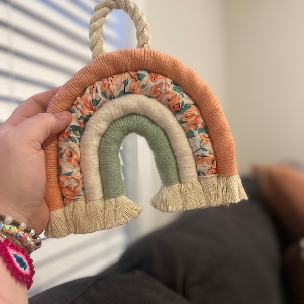 Rainbow Macrame - Etsy
