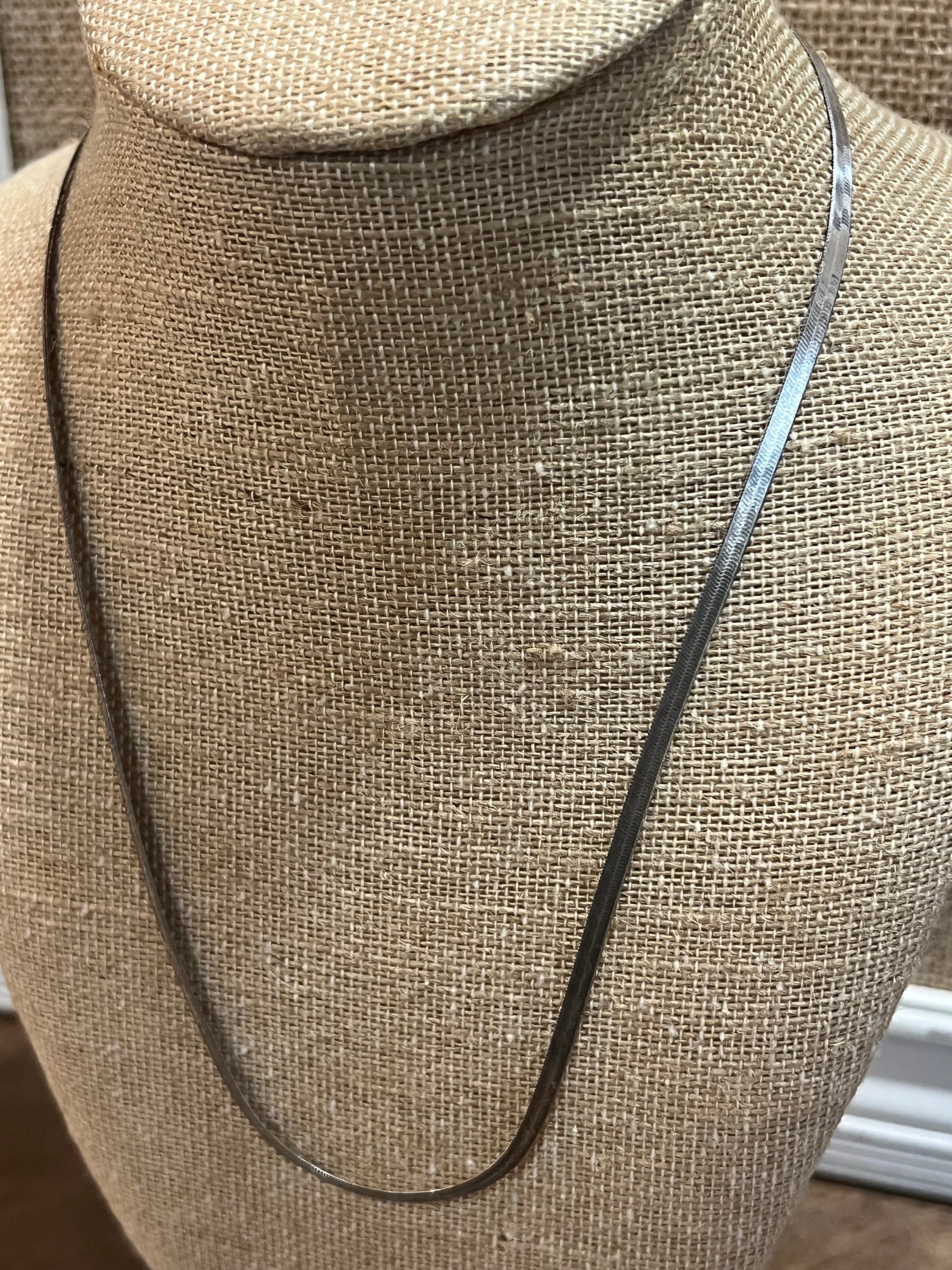 Vintage Sterling Silver Greek Key Design Herringbone Chain - Etsy