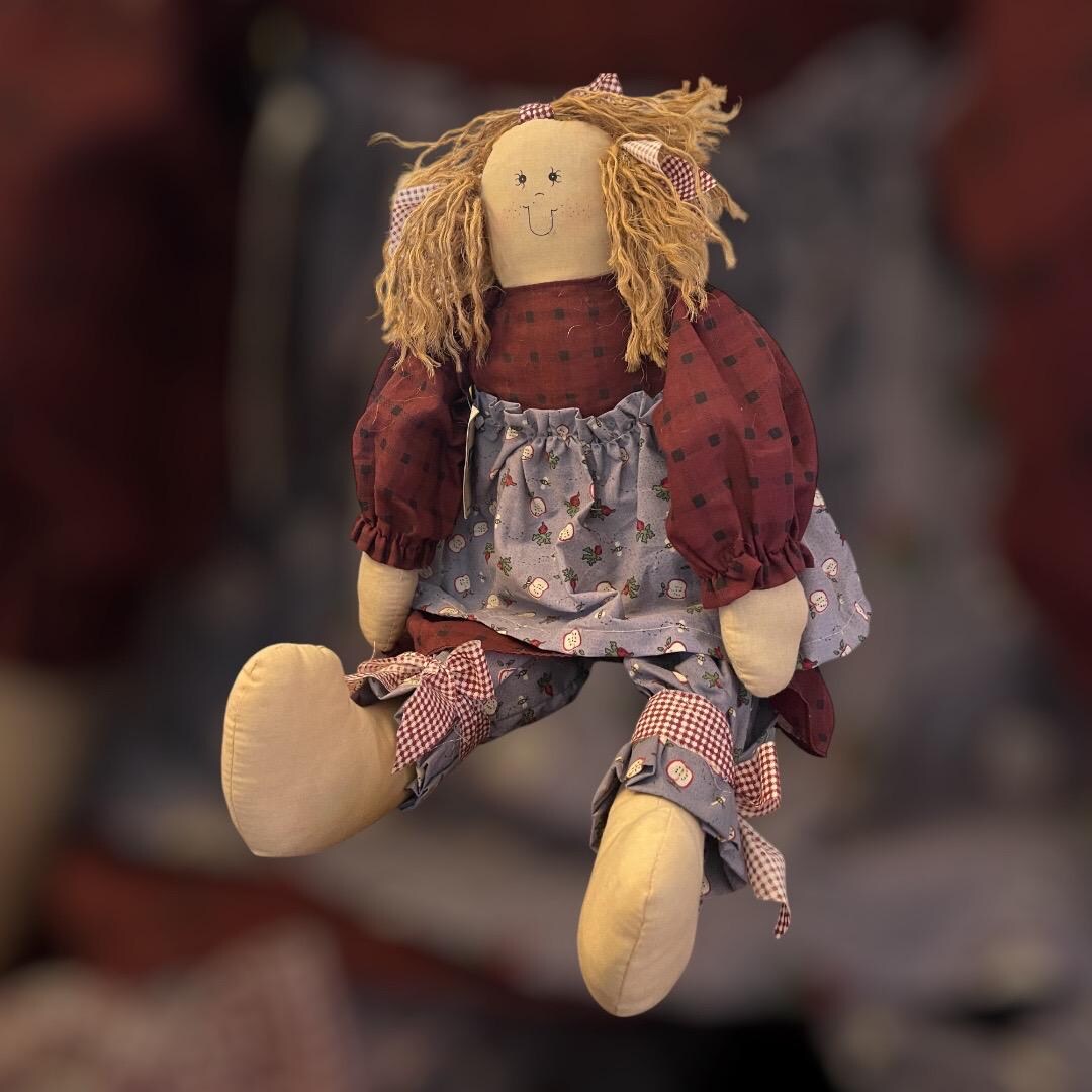 Primative Ragdoll Soft Plush for Country Decor From Kip Creations ...