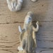 Vintage White Iridescent Glazed Ceramic 3 Piece Nativity Set - Etsy