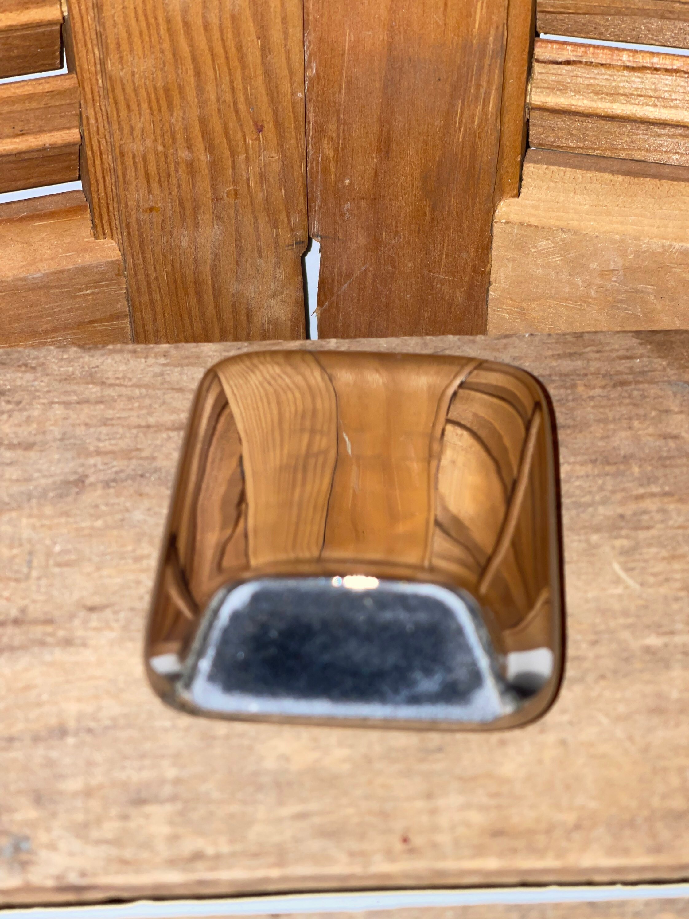 Vintage Silver Paperweight Clock - Etsy