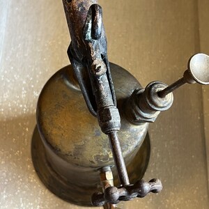 Antique Brass Clayton and Lambert Hand Held Blow Torch / Antique Tools ...