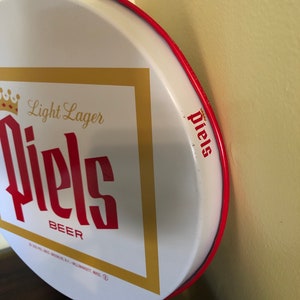Vintage Piels Metal Beer Tray/ Vintage Barware and Home Decor ...