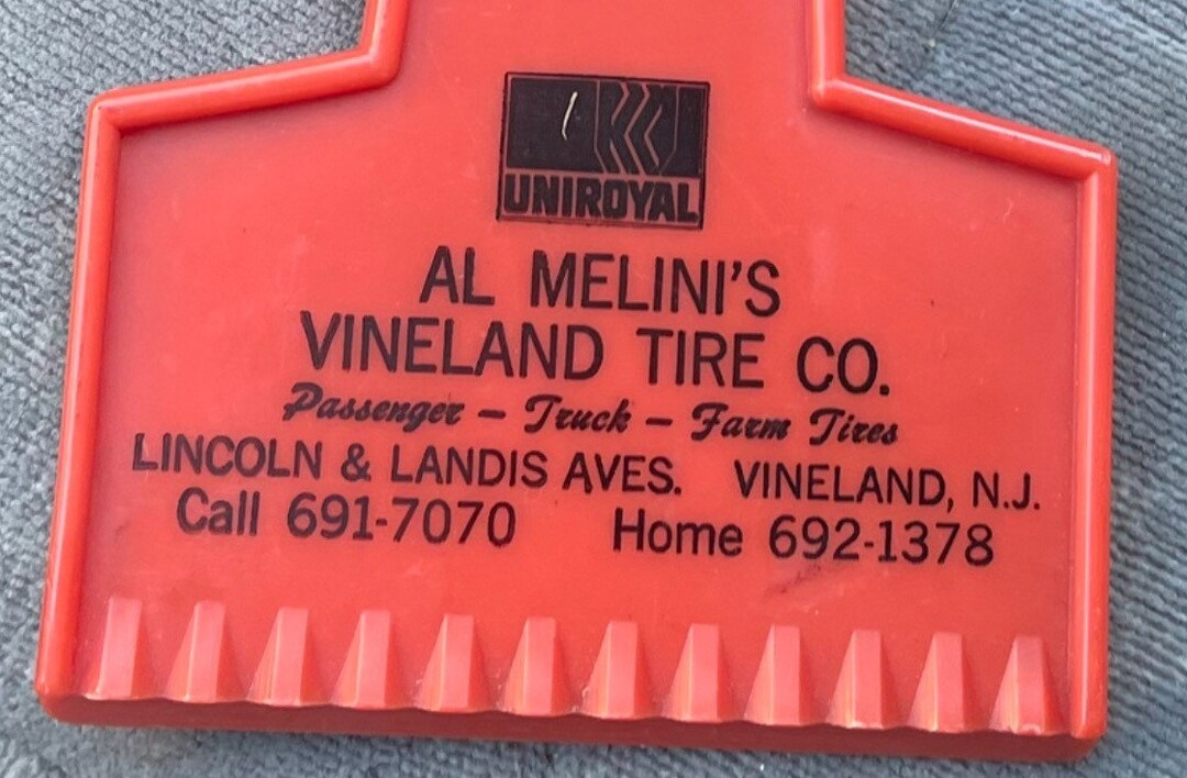 Vintage Uniroyal Tires Car Window Scraper - Al Melini's Tire Service - Etsy