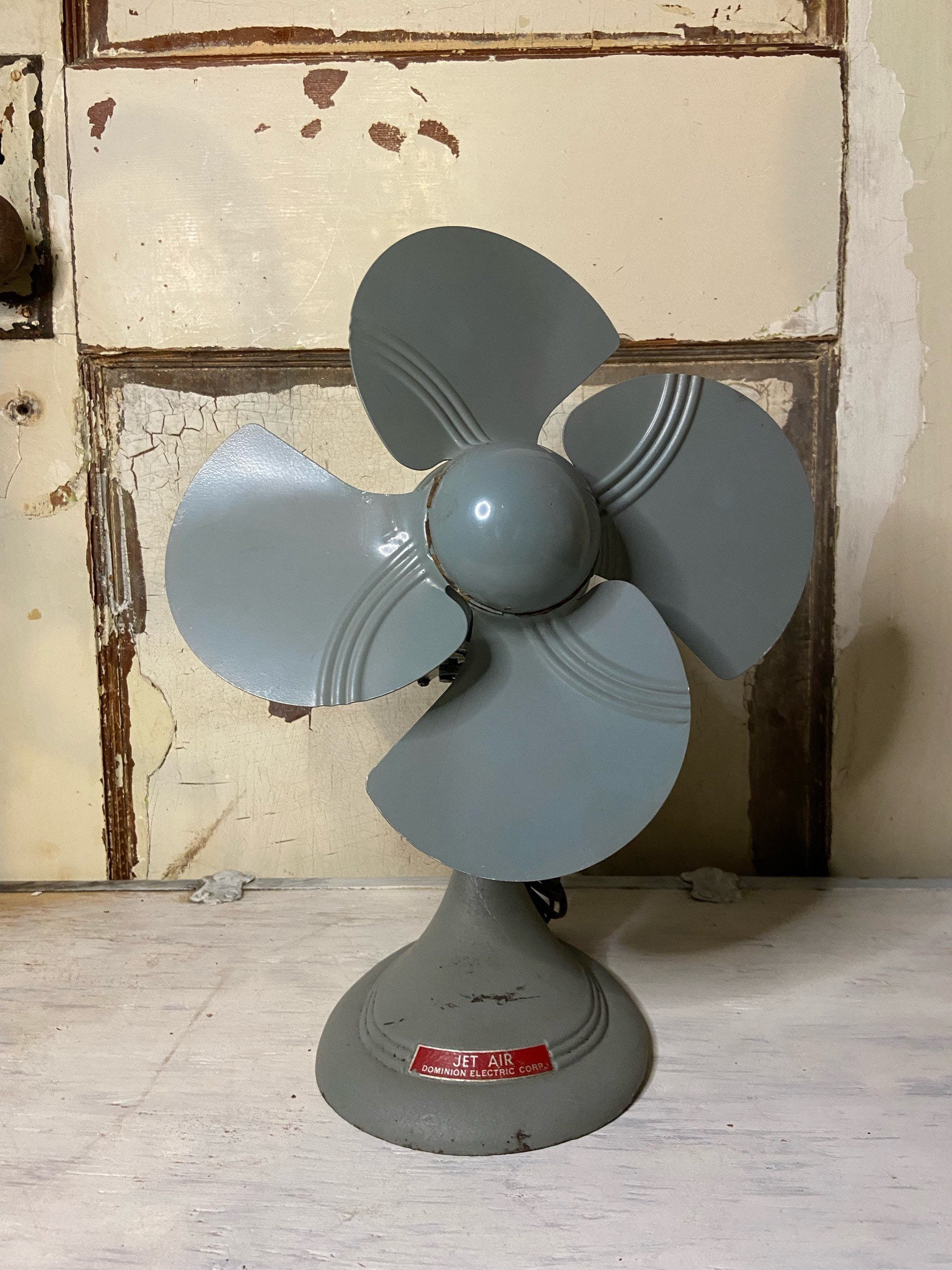 Vintage 1940s Table Top Jet Air Single Speed Fan by Dominion - Etsy