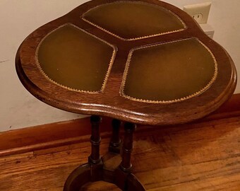 Leather Top Table - Etsy