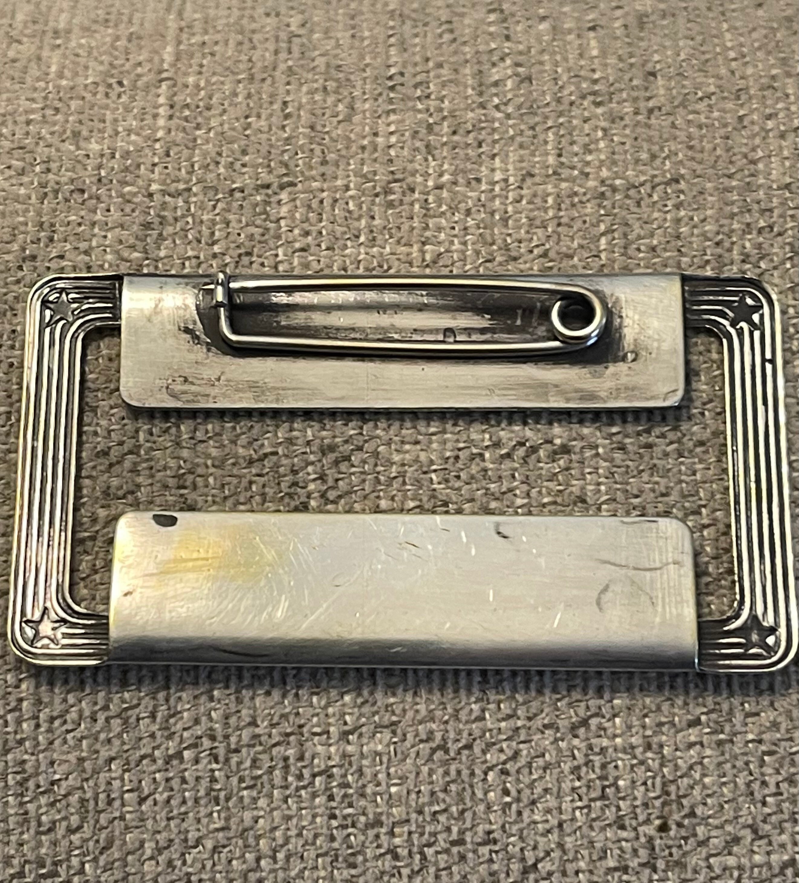 Vintage Silver-plate Name Tag From the New York House Wares - Etsy