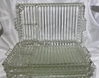 Crystal Snack Trays - Etsy