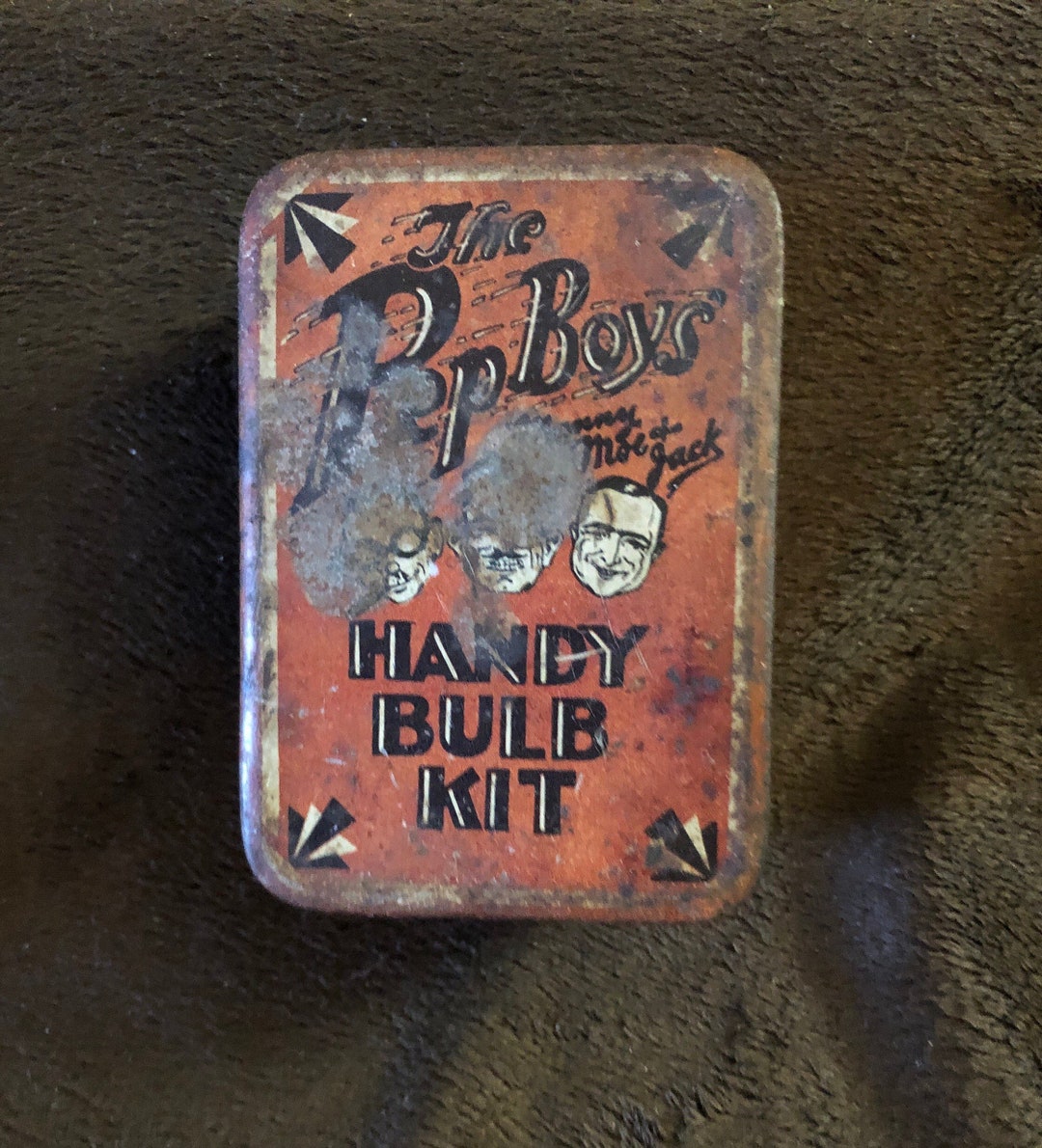 Vintage Pep Boys Tin Handy Bulb Kit Box - Retro Advertising Collectible ...