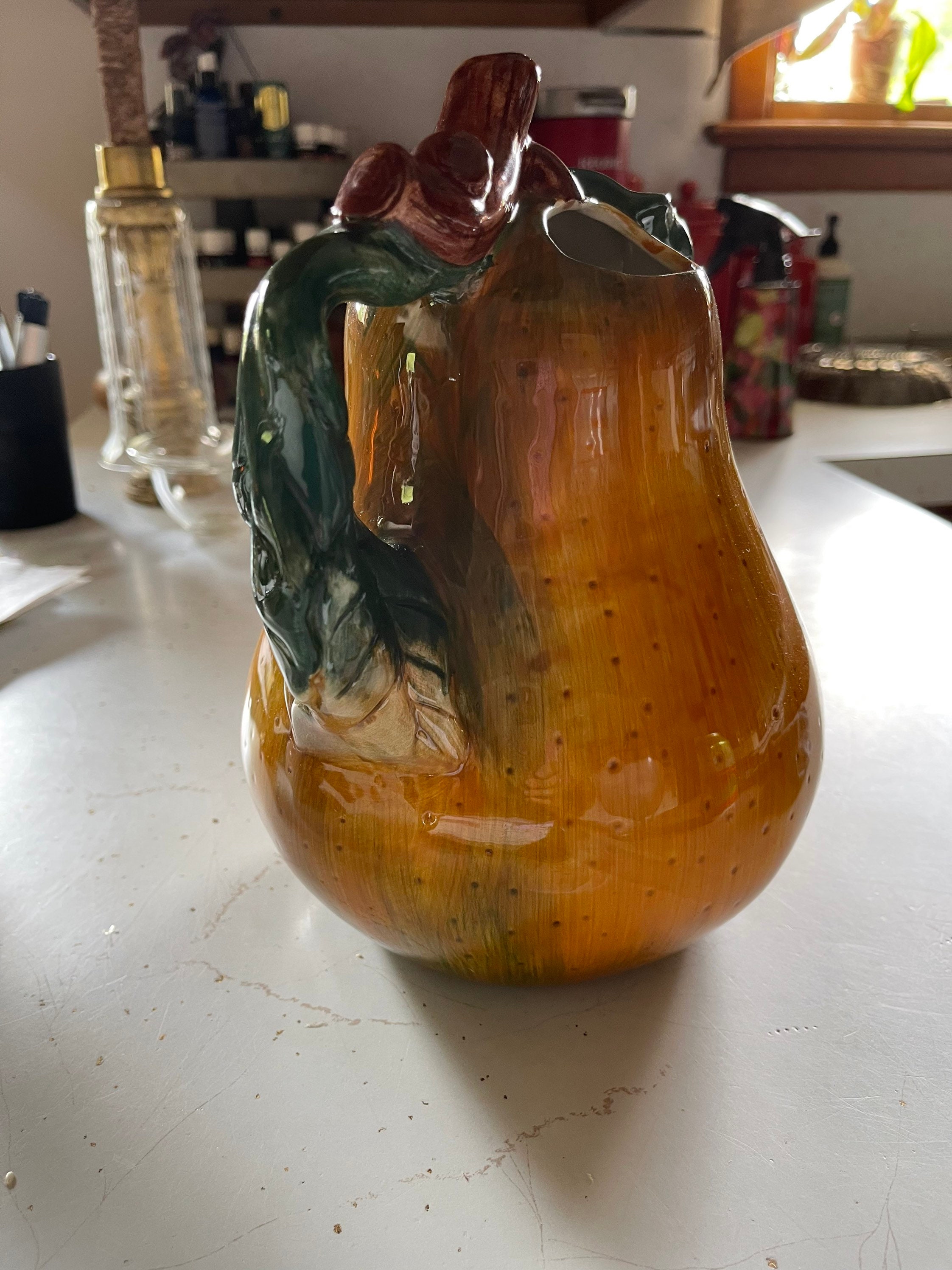 Vintage Sakura Ceramic Pear Pitcher - Etsy