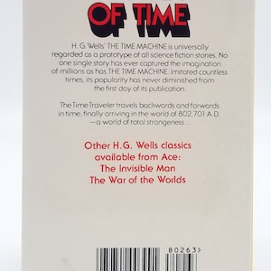 H.G. Wells' the Time Machine PB 1988 - Etsy