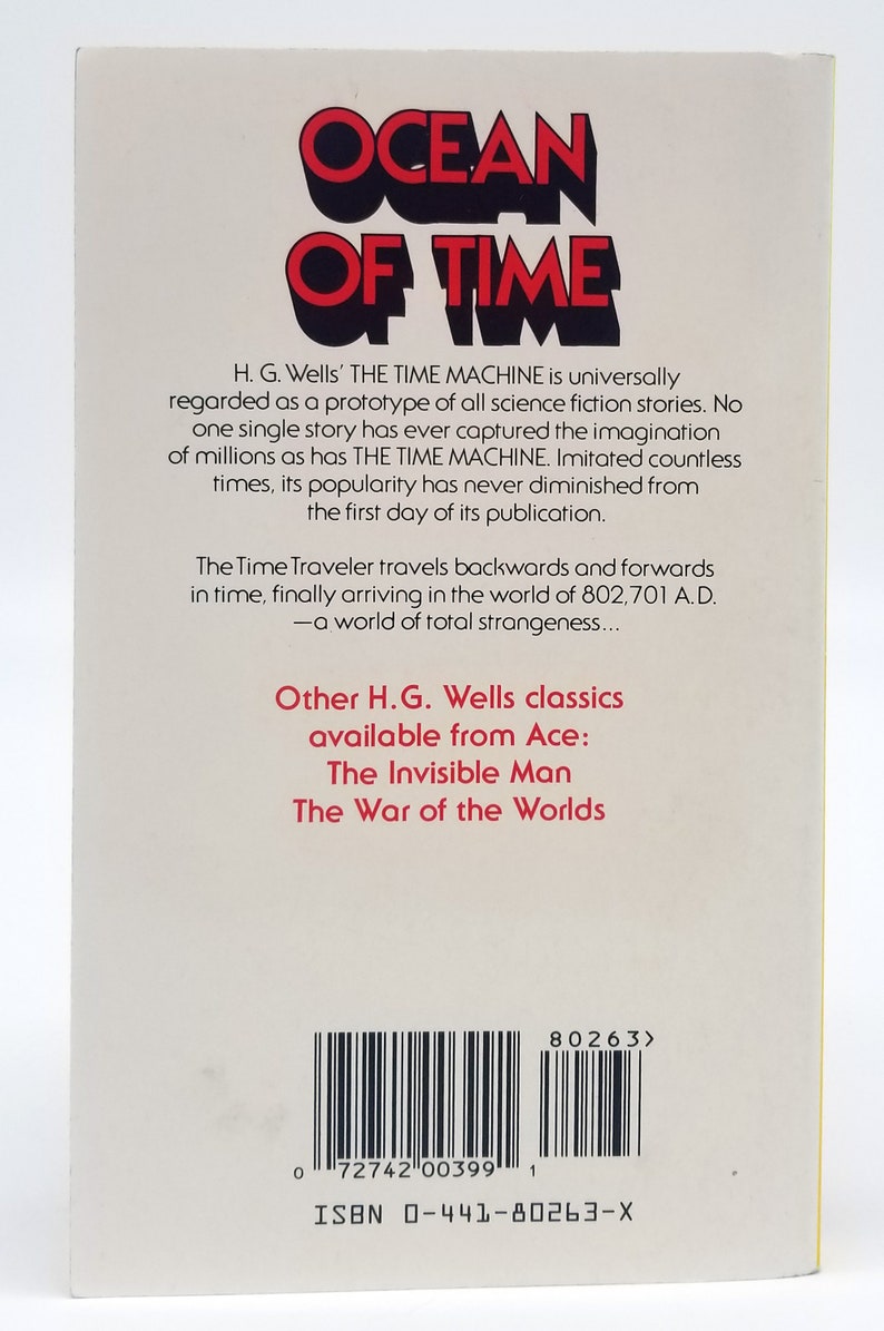 H.G. Wells' the Time Machine PB 1988 - Etsy