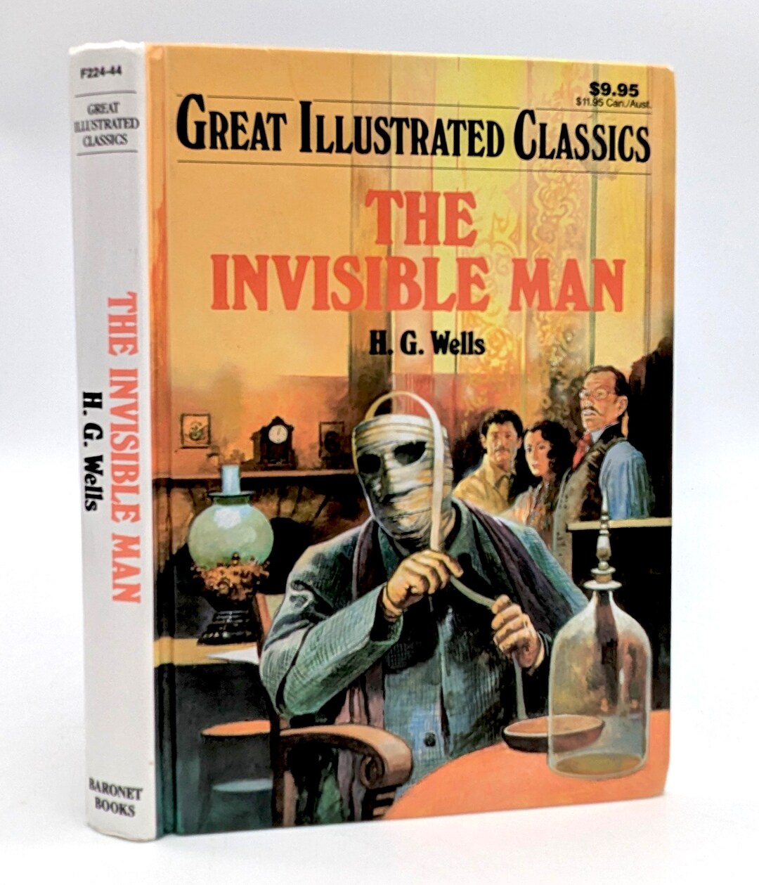 Great Illustrated Classics, the Invisible Man by H.G. Wells, 1995 HC - Etsy