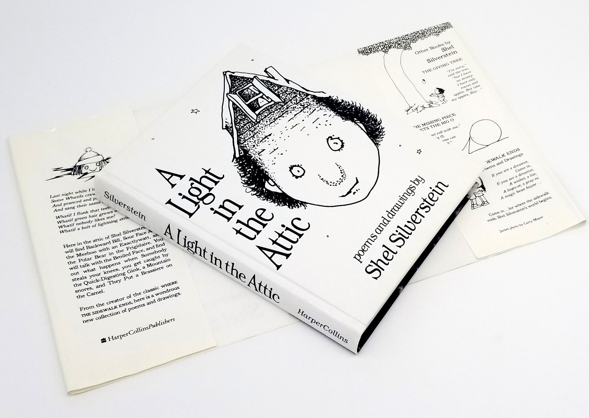 A Light in the Attic Poems & Drawings by Shel Silverstein - Etsy