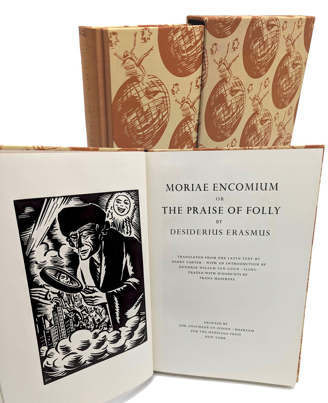 Moriae Encomium or the Praise of Folly, Satire, the Heritage Club, Hc ...