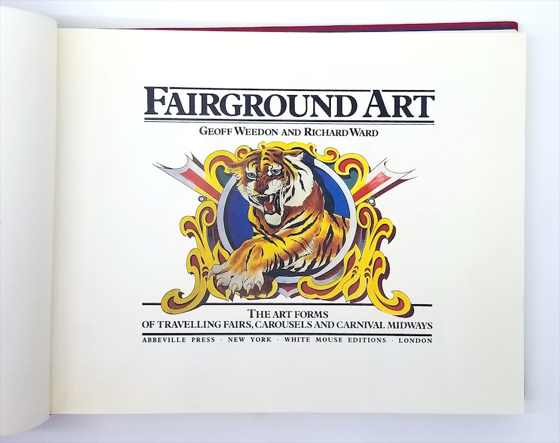 Vintage Fairground Art Book: Carousels & Carnival Midways - Etsy