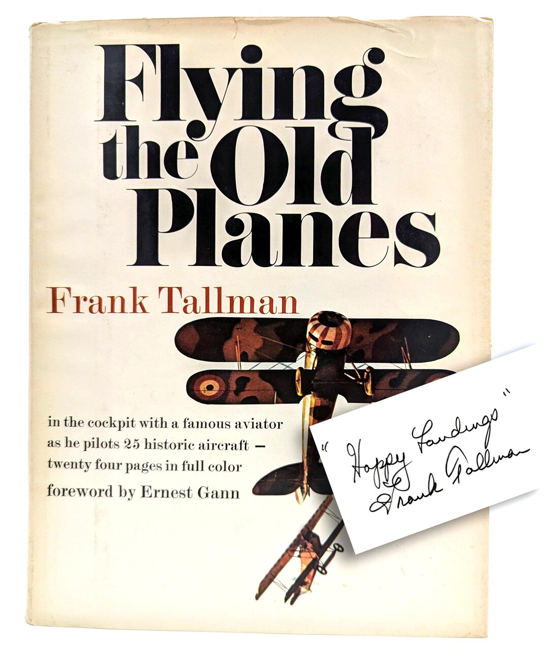 SIGNED by Frank Tallman Flying the Old Planes, Famous Aviator Pilots 25 ...