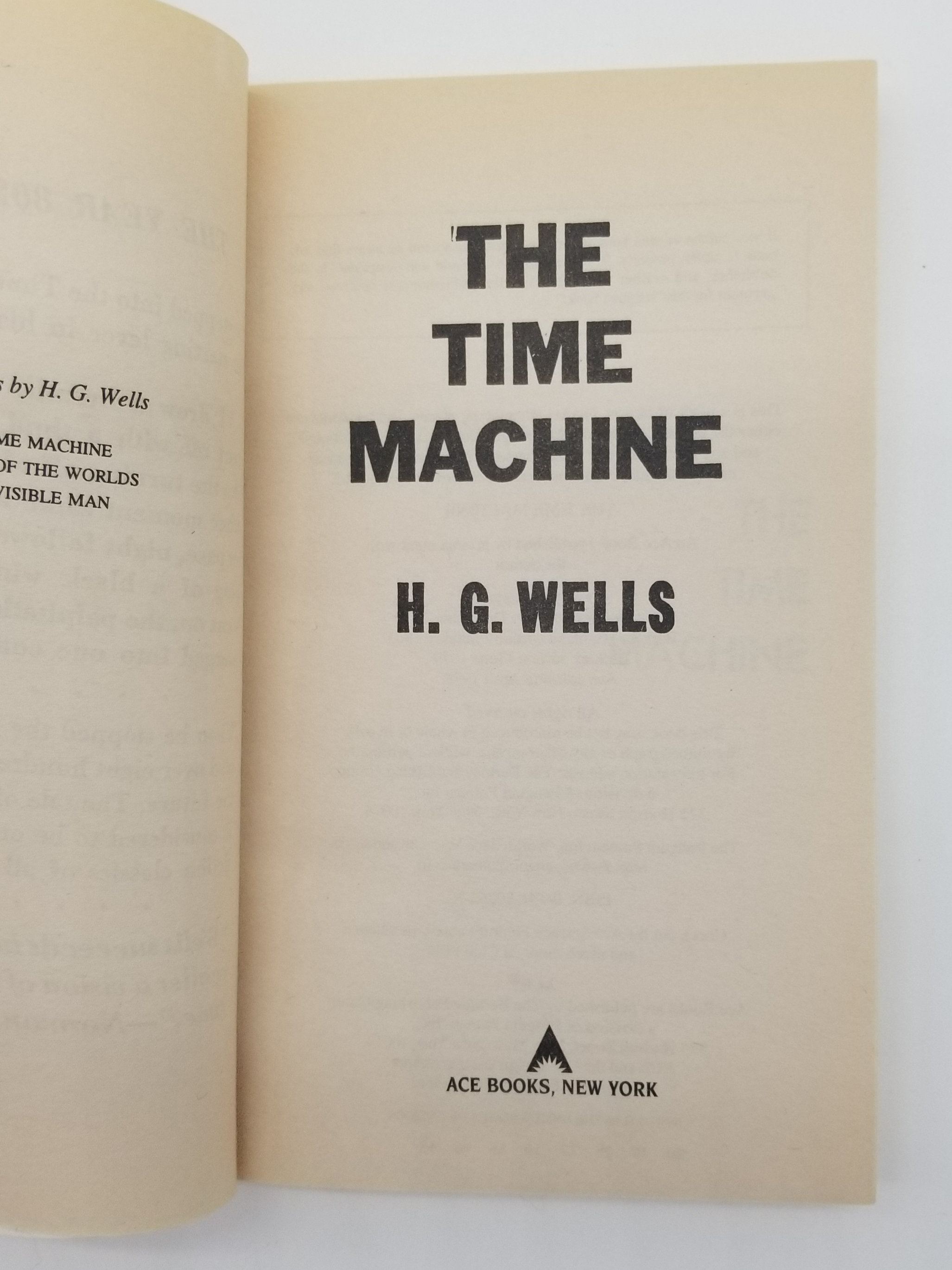 H.G. Wells' the Time Machine PB 1988 - Etsy