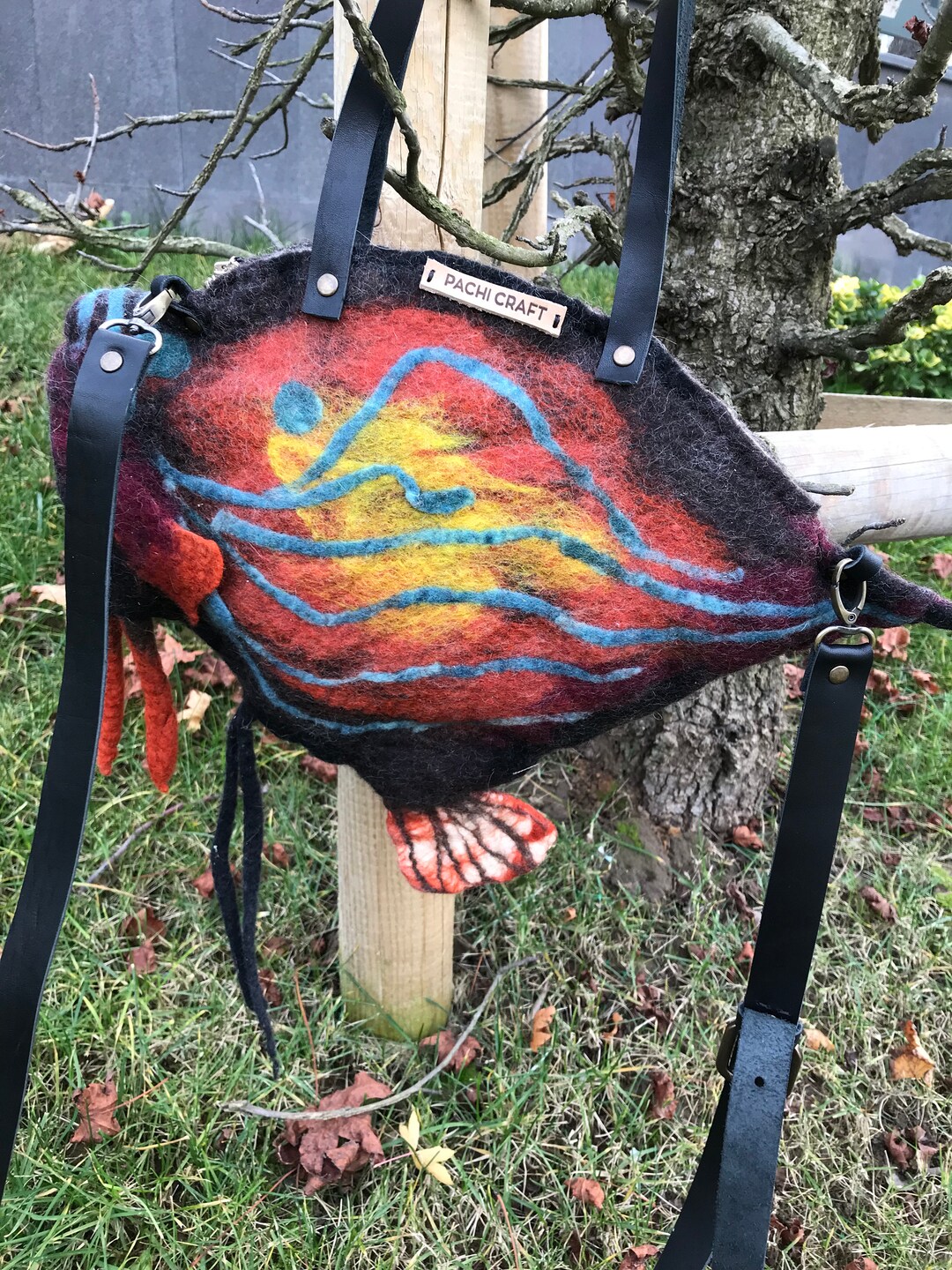 Colorful Fish Ladies Handbag,felt Fish Bag,special for Valentines Day ...