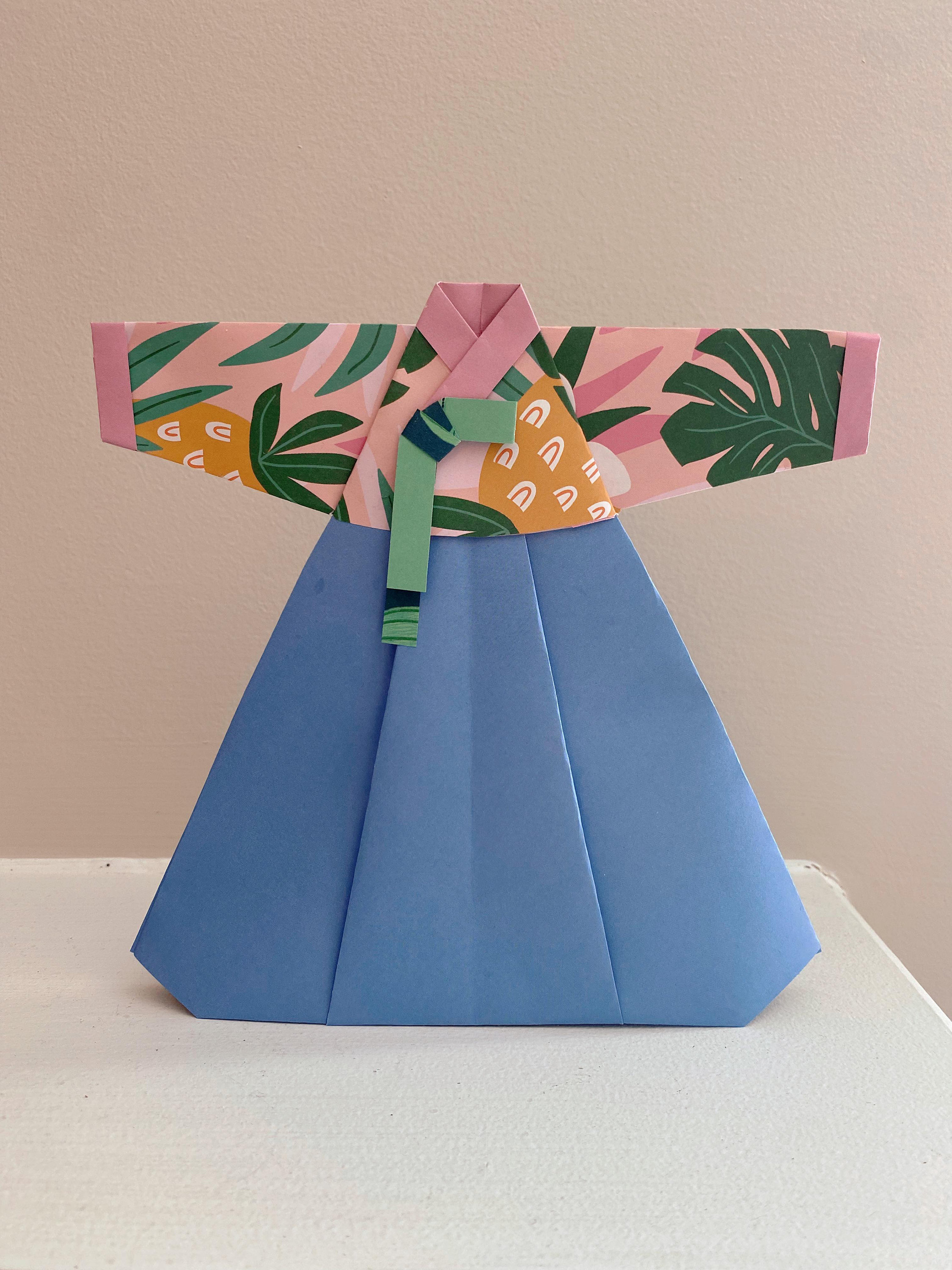 Origami Hanbok Korean Party Wedding Celebration Supplies Favors (백일/축돌 ...