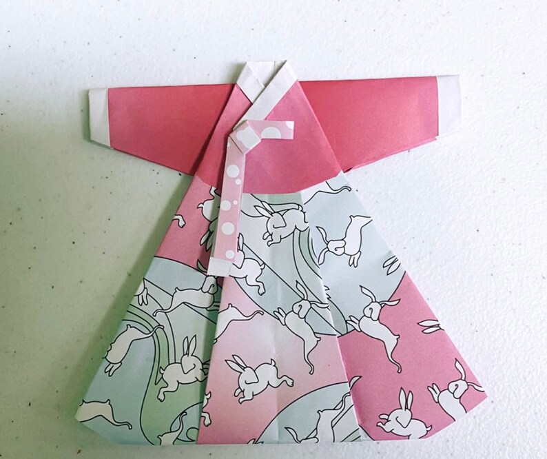 Origami Hanbok Korean Party Favors - Etsy