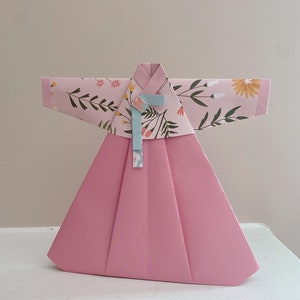 Origami Hanbok Korean Party Favors - Etsy