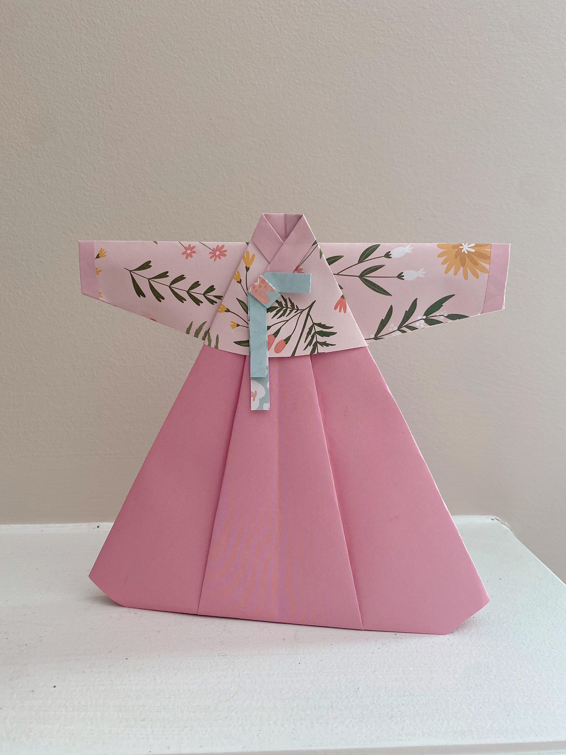 Origami Hanbok Korean Party Wedding Celebration Supplies Favors (백일/축돌 ...
