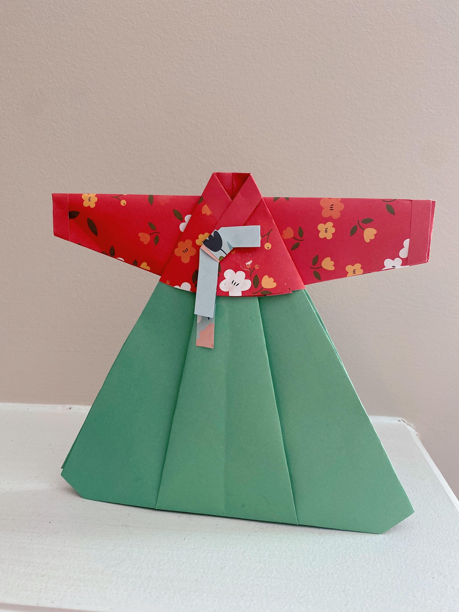 Origami Hanbok Korean Party Wedding Celebration Supplies Favors (백일/축돌 ...