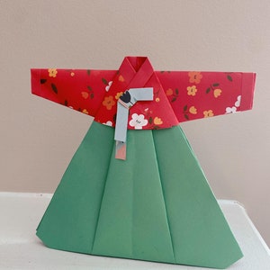 Origami Hanbok Korean Party Favors - Etsy