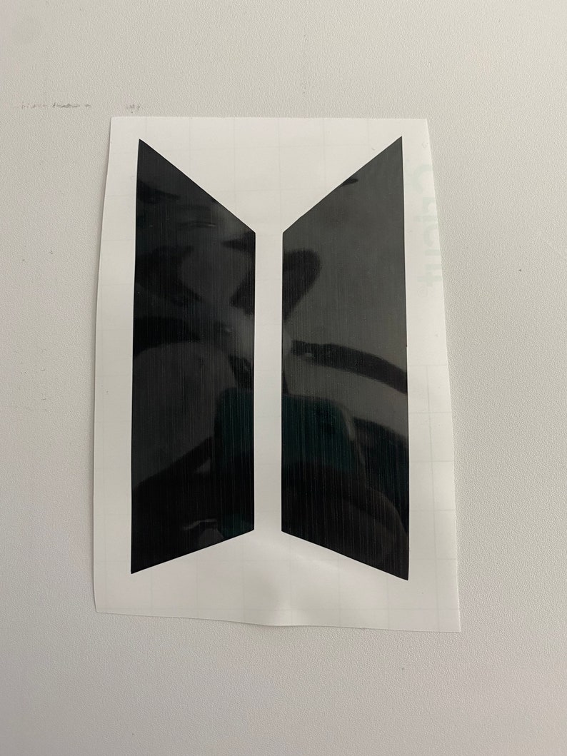 Bangtan BTS Holographic Logo Car Decal - Etsy