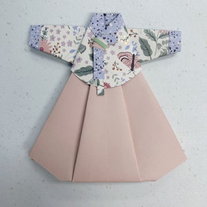 Origami Hanbok Korean Party Favors - Etsy
