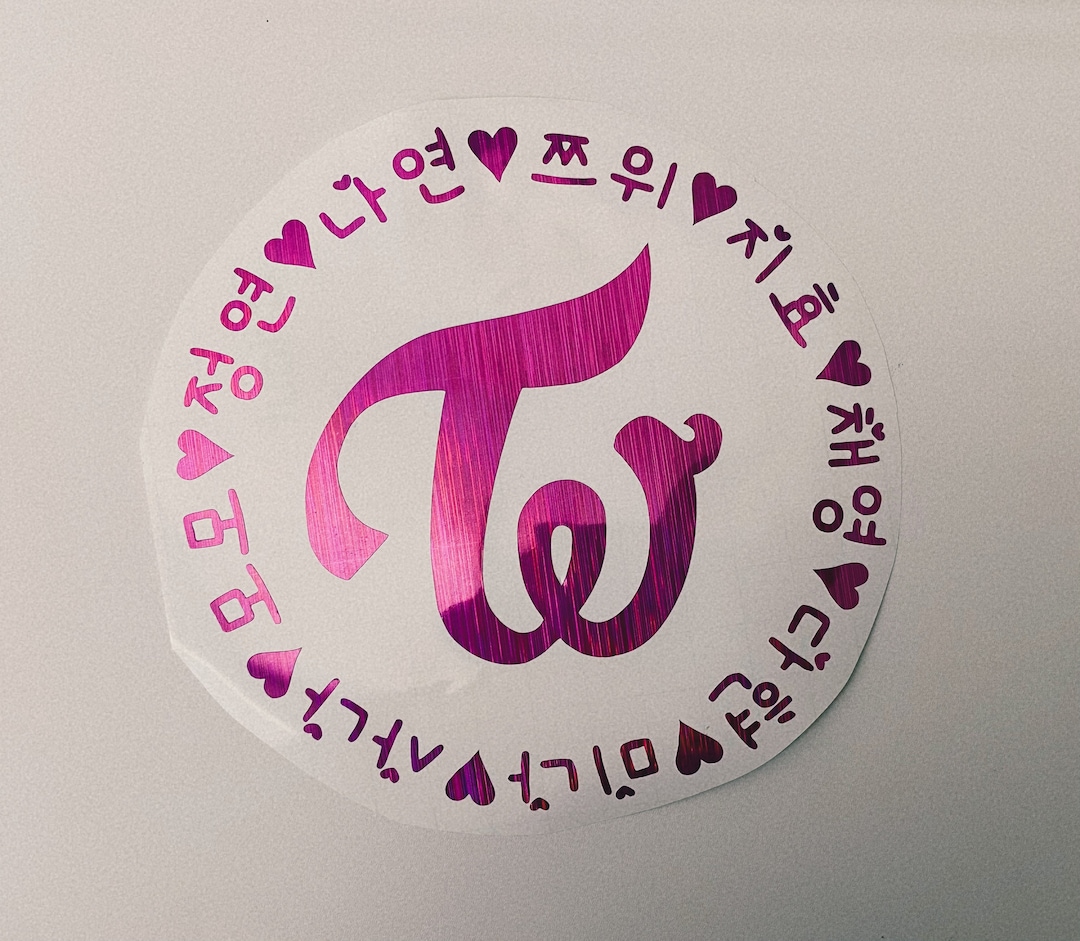 Twice Holographic Vinyl Car Decal Sticker - Etsy