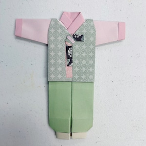 Origami Hanbok Korean Party Favors - Etsy