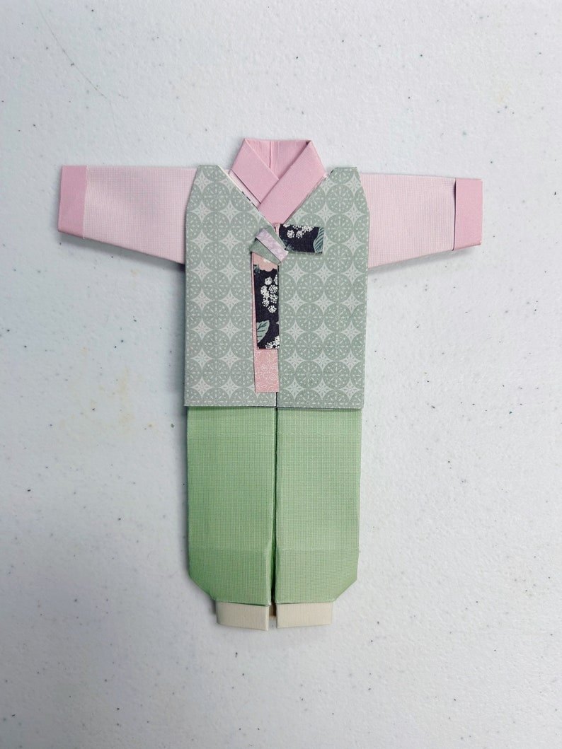 Origami Hanbok Korean Party Wedding Celebration Supplies Favors (백일/축돌 ...