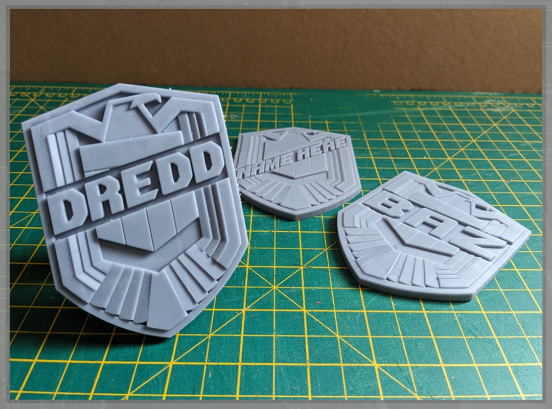 Custom DREDD Badge KIT - Etsy