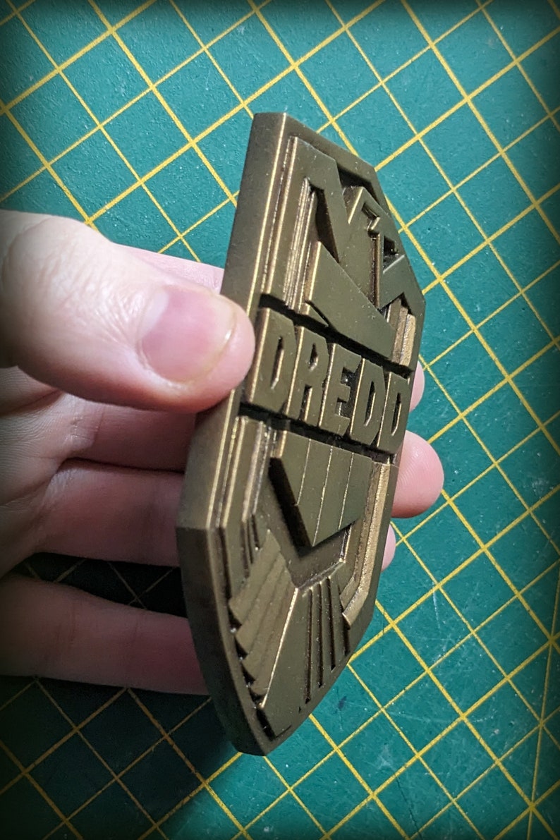 Dredd Cosplay Badge - Etsy
