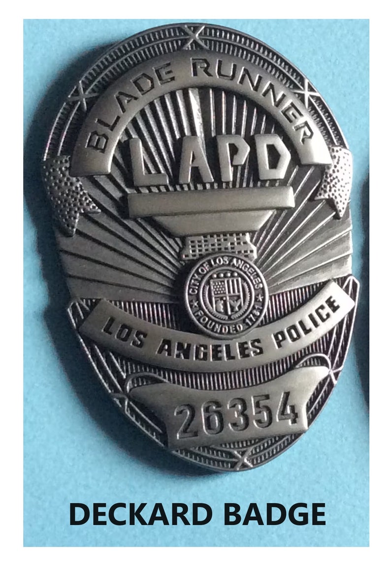 Blade Runner LAPD Badge & I.D. - Etsy