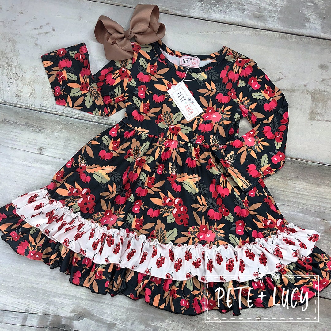 Girl's Cherry Dress - Etsy