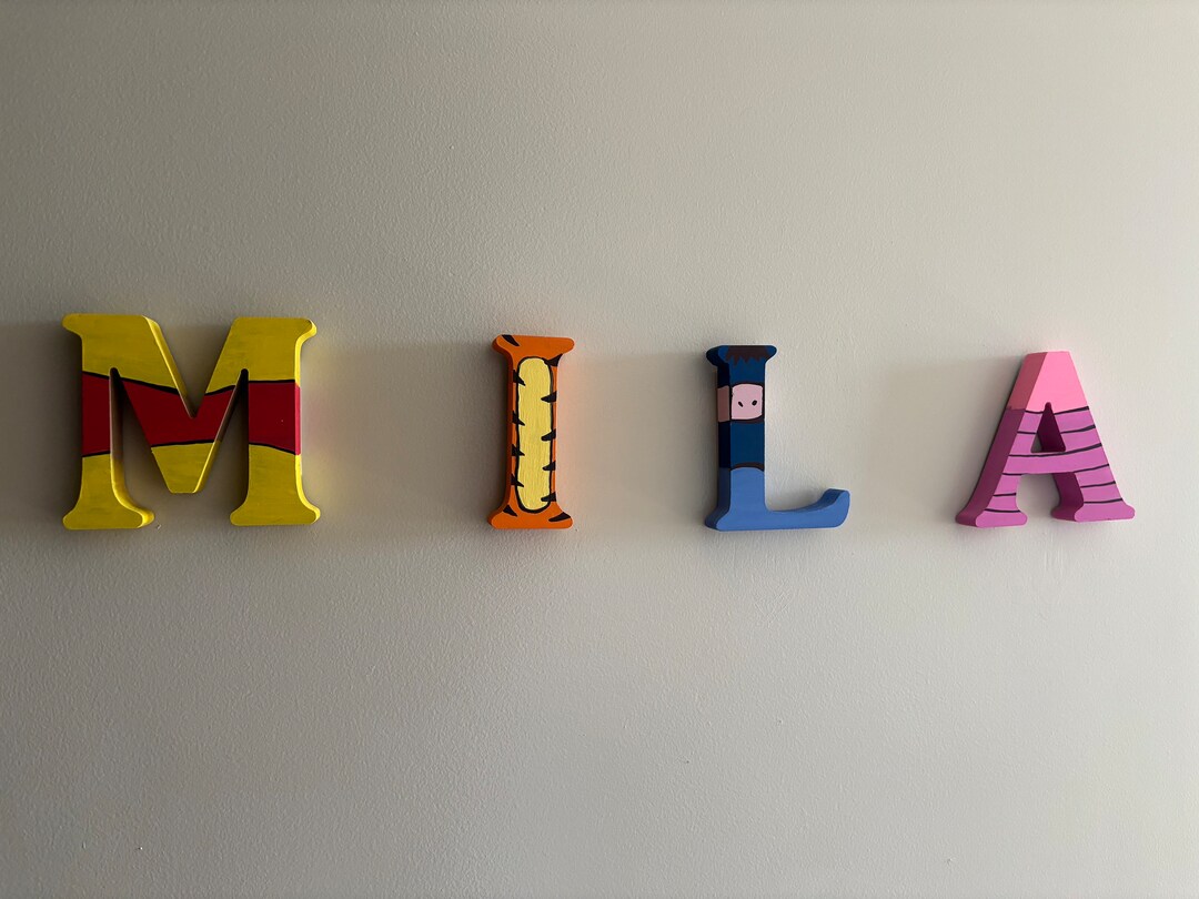 Hand Painted Name Sign - Etsy