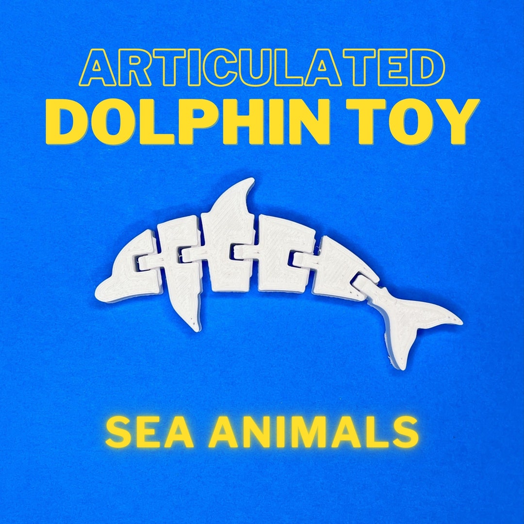 Articulated Dolphin Toy STL - Etsy