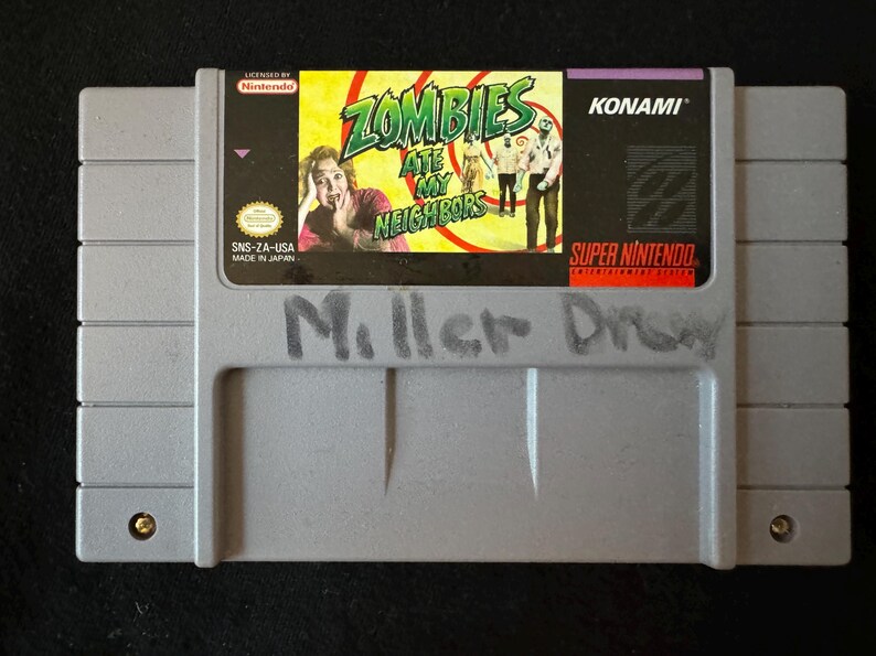 Super Nintendo Zombies Ate My Neighbors - Etsy