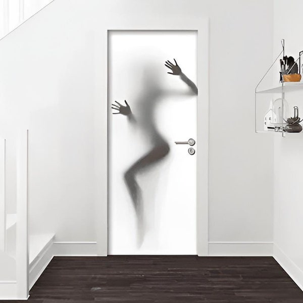 3D Door Sticker Peel and Stick Door Decor Door Sticker Murals Door ...