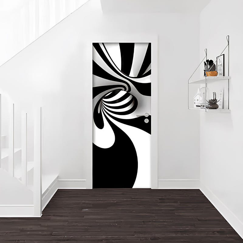 3d Door Decal - Etsy