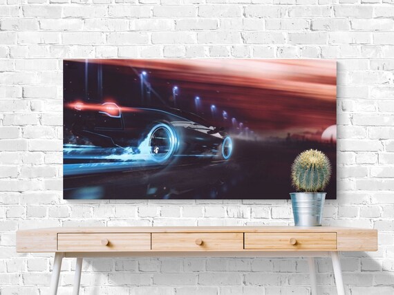 Cars 3D Wall Art Cars Wall Decor Car Canvas Print 3D Canvas - Etsy