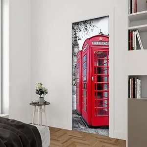 Door Decor Peel and Stick Door Sticker Murals Door Decoration Front ...