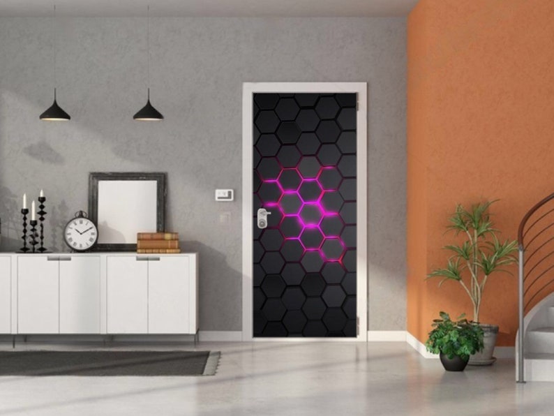 3D Door Mural, Door Sticker, Adhesive Vinyl for Door Door Wallpaper ...