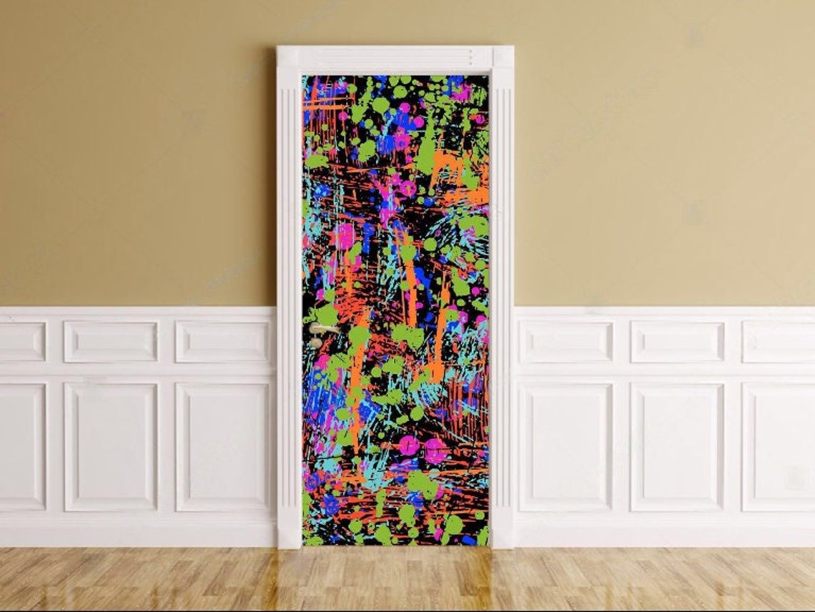 Door Decor Graffiti Door Murals Peel and Stick Door Decoration Front ...